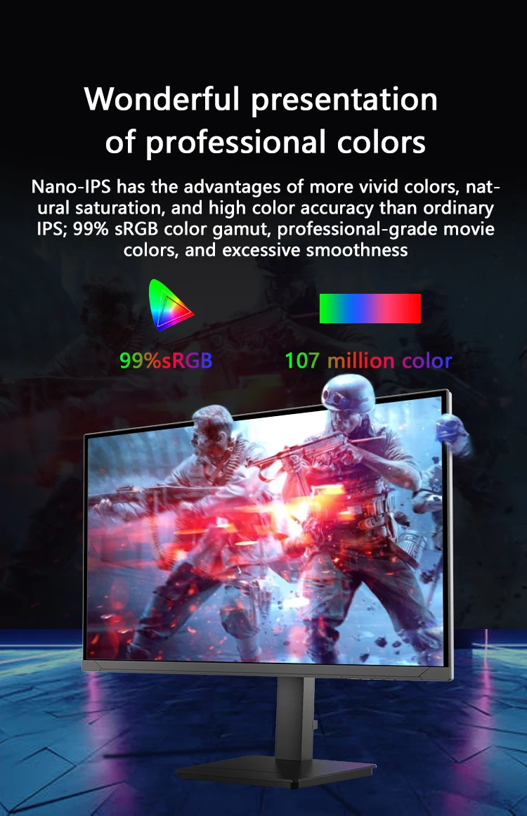 Gaming Pc 19 22 24 27 32 Inch Borderless Led Ips Panel Flat Screen Lcd ...