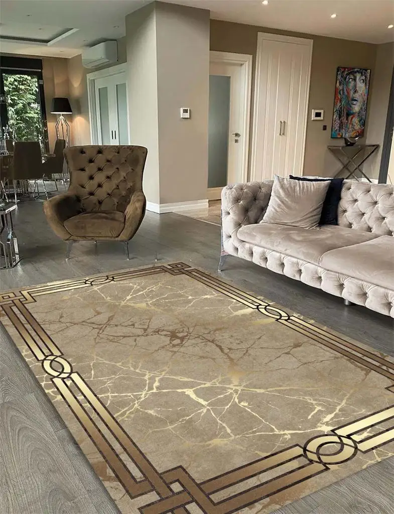 Modern 3d Carpet Living Room 300 X 400 Cm Abstract Crystal Velvet ...