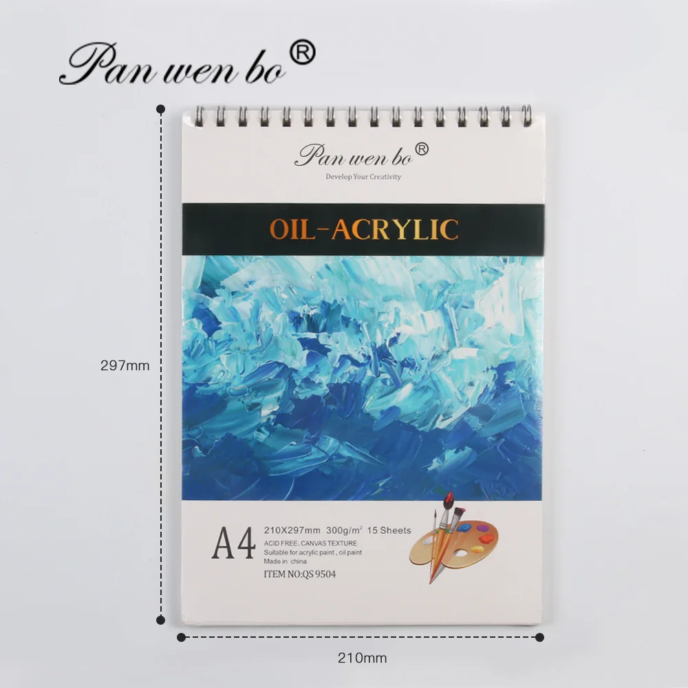 15 Sheets 300gsm A2/A3/A4 Artist Painting Acrylic Pad Acid Free ...