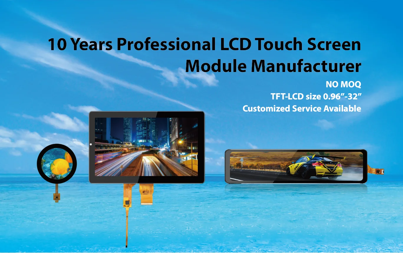 Customize TFT LCD Touchscreen Display 2.4 3.5 4.3 5 6.25 7 8 9 10.1 12. ...