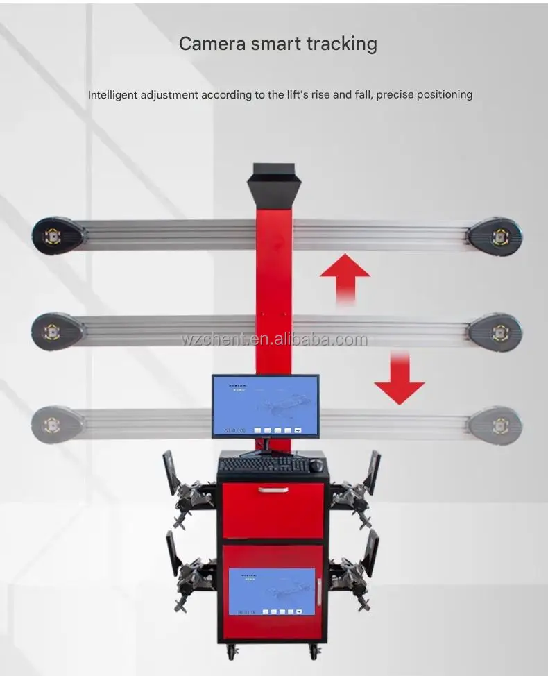 Sony Camera Equipped 3D Mobile Four Wheel Alignment Machine