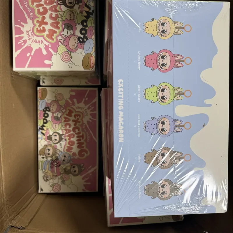For POP Mart Cute Collectible Labubu Mystery Blind Box 6 Colors Vinyl ...