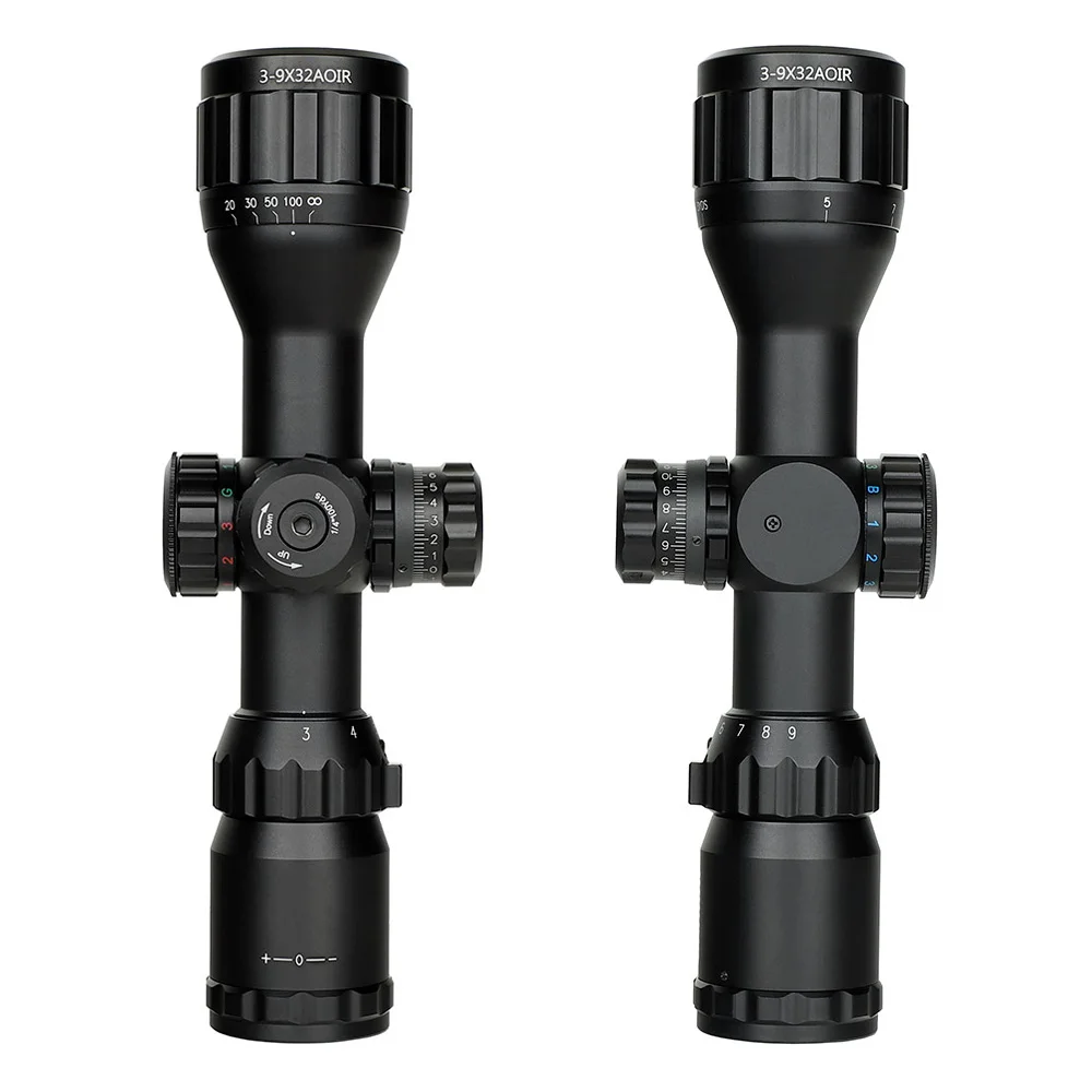 Ohhunt Factory OEM Optics 4'' Long Eye Relief 3-9X32 AO Illuminated Red ...