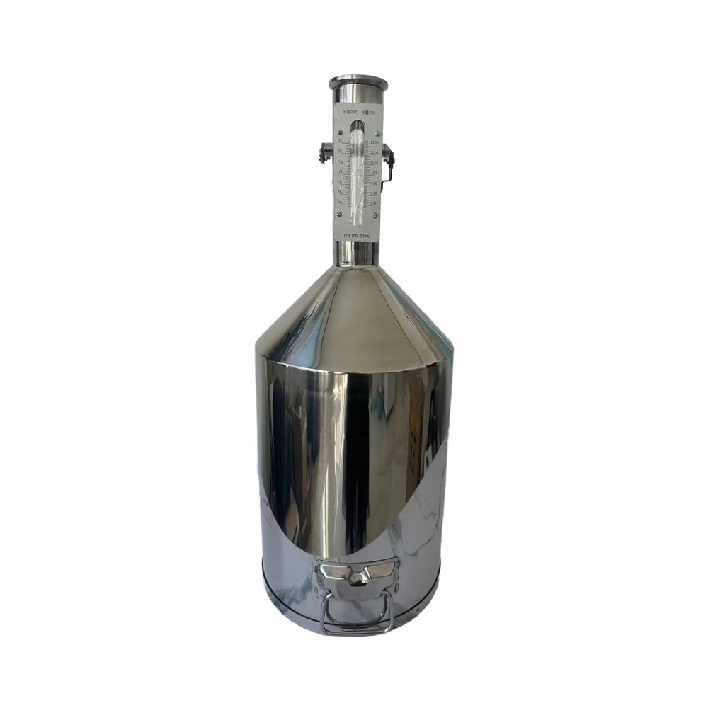 20L Standard Metal Gauge Calibration Measuring Bucket Cans/Prover Tank ...