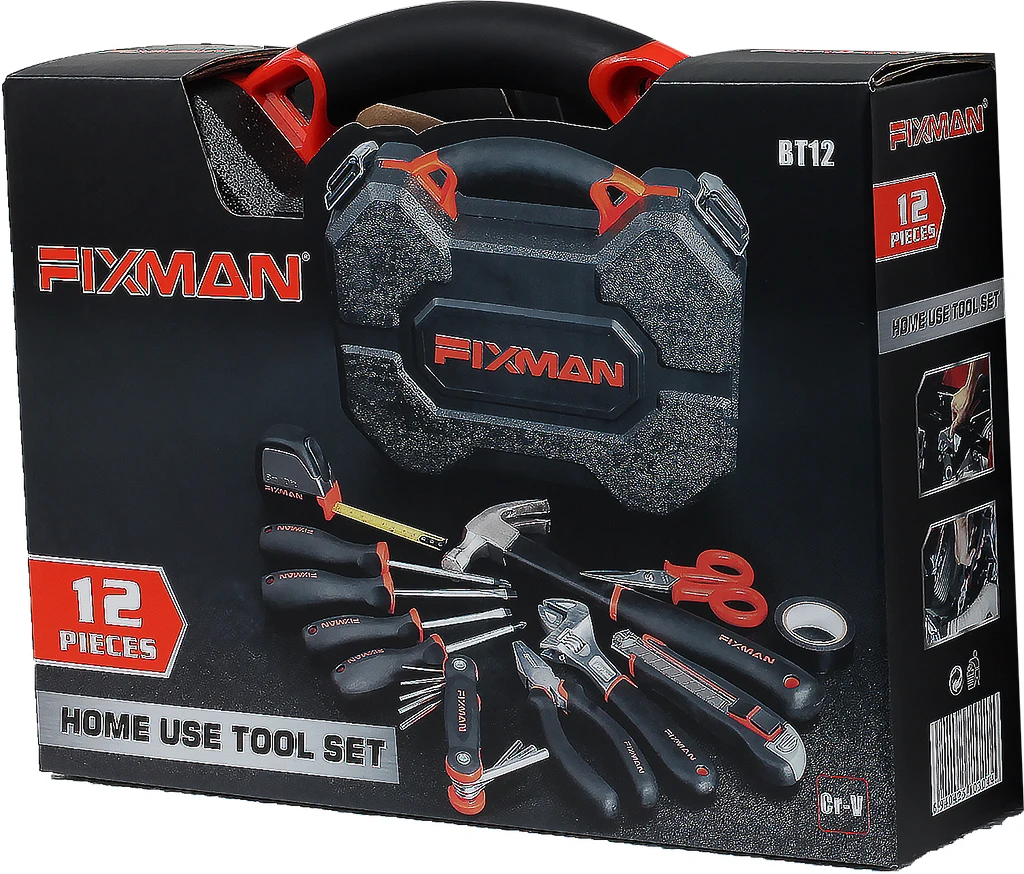 Fixman 12 Pc General Home Use Household Tool Set - Buy Hand Tool Set ...