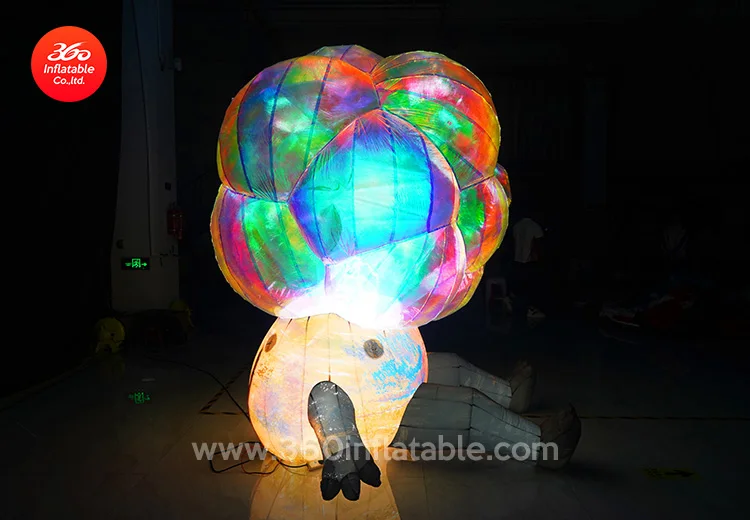 Custom Big Pvc Colourful Cartoon Mascot Inflatables Inflatable With ...