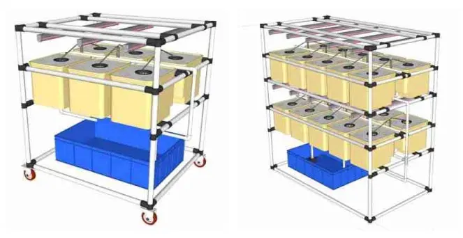 Lyine Whole Set Hydroponics System Dutch Bucket Hydroponics Beto ...
