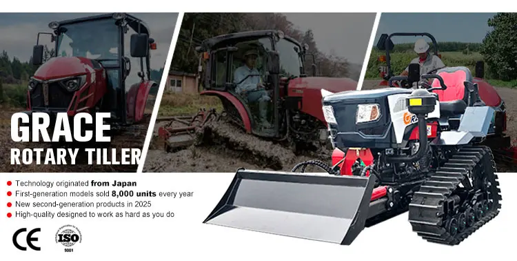 Small Crawler Tractors - Efficient Garden Tilling Solutions