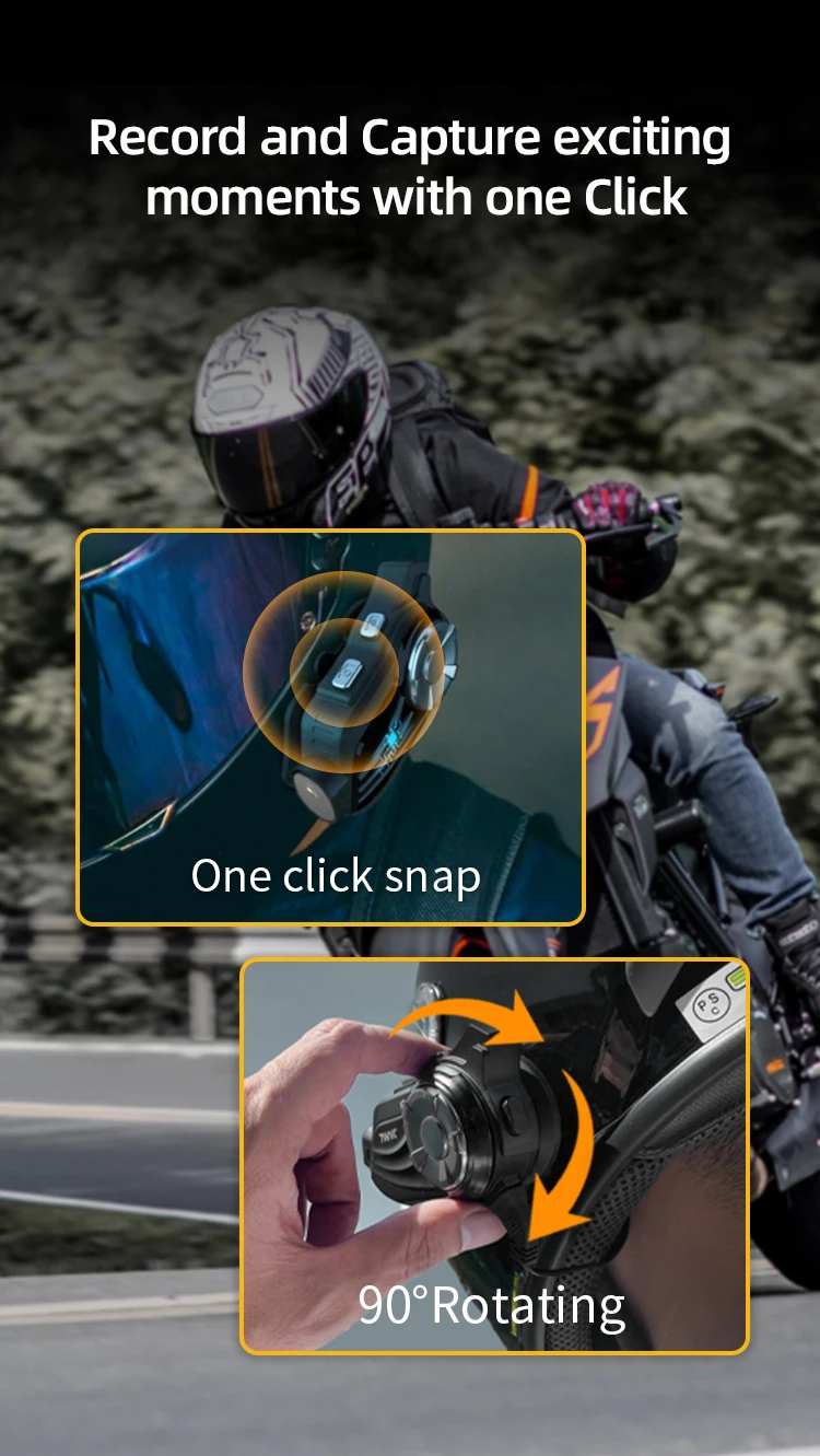 2k Hd Camera For Helmet Motorcycle Intercom With Camera For Helmet ...