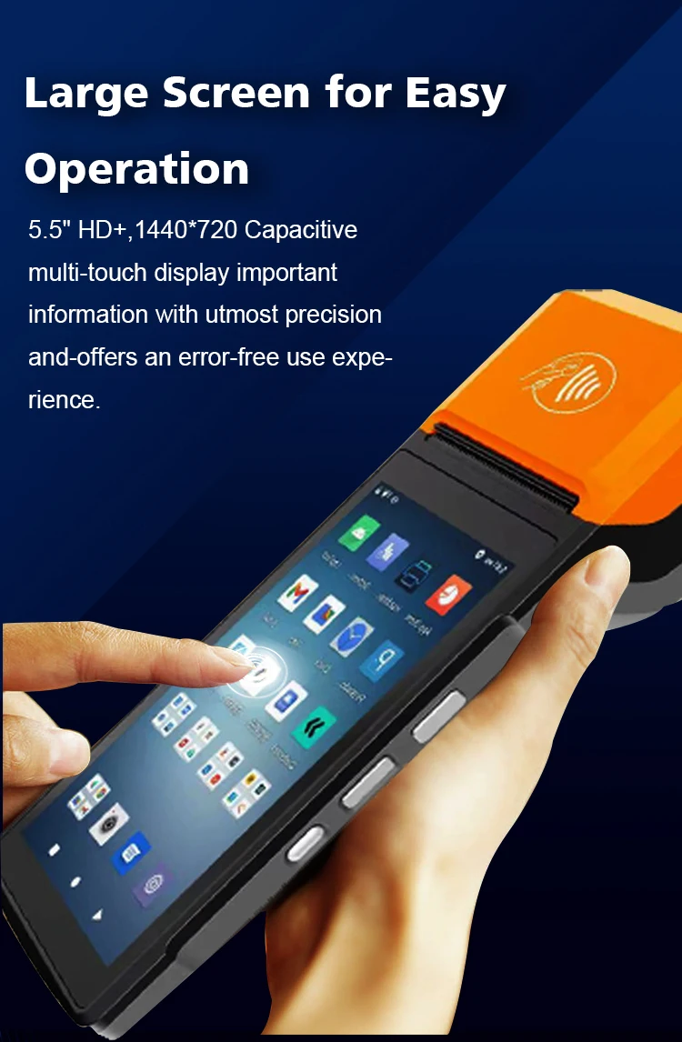 Senraise Android 13 14 5.5 Inch 8-Core POS Printer Mini Pos Machine for ...