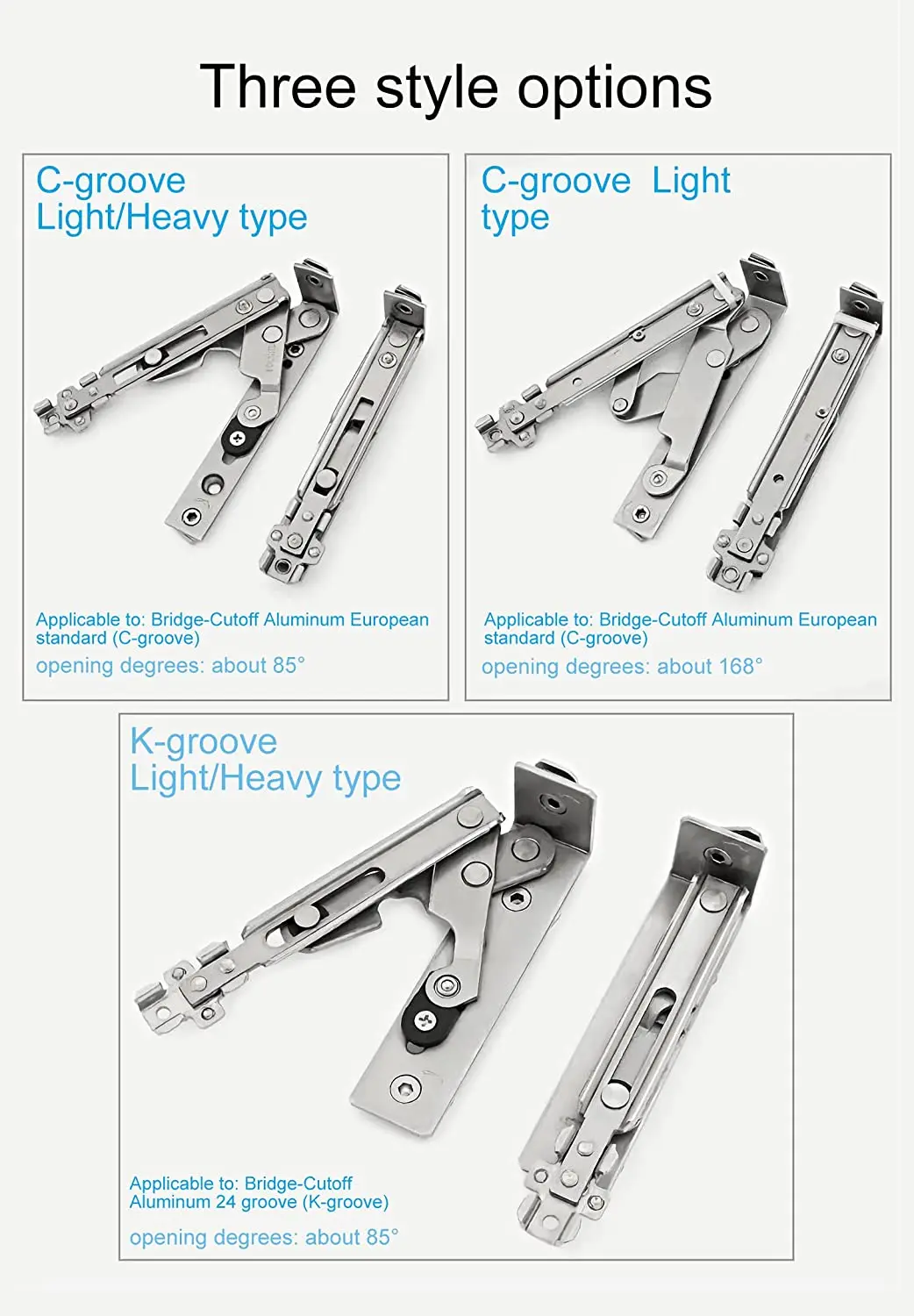 Factory Window Concealed Hinges Friction Stay European C Groove ...