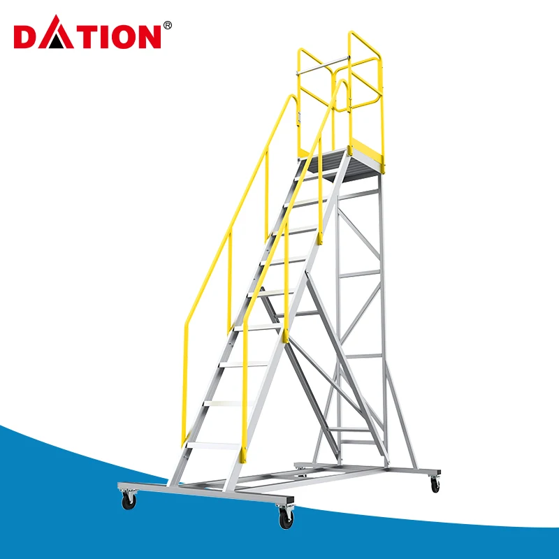 Aluminum Movable Step Work Platform Ladder Workmaster Super Duty ...