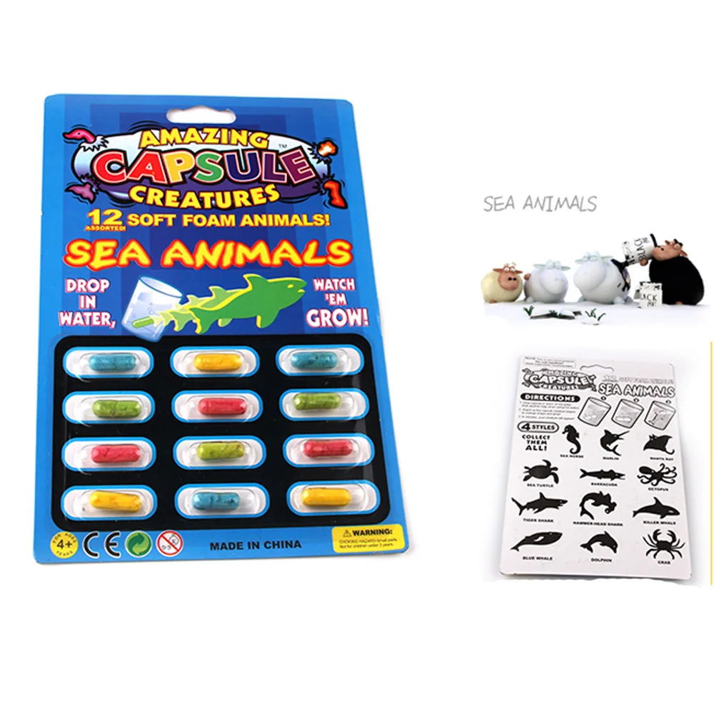 Magic Grow in Water Toy Capsules - Fun Educational Toys