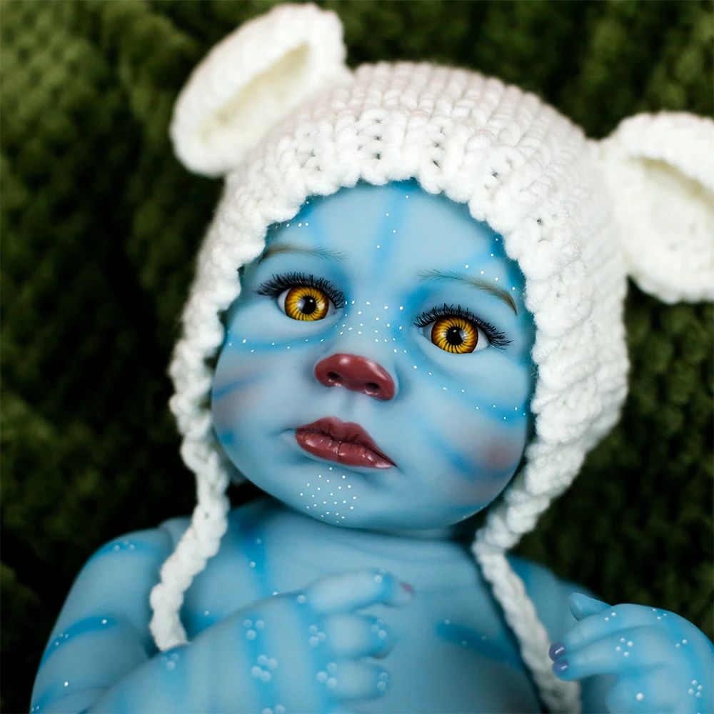 Lifereborn 46cm 18Inch Alien Painted Reborn Baby Dolls Avatar Drawing ...