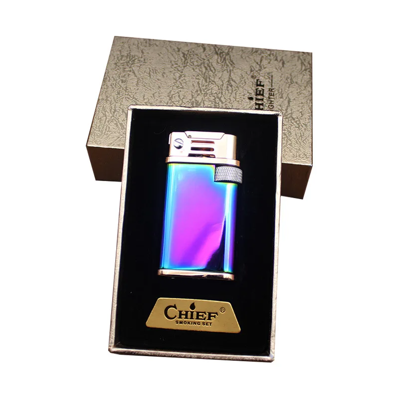 Chief Brand Metal Flint Grinding Wheel Kerosene Lighters Custom Logo ...