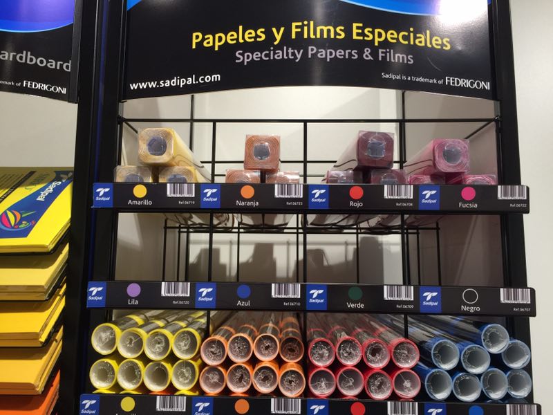 Multilayers Scrapbook Paper Display Rack for Stationery Store