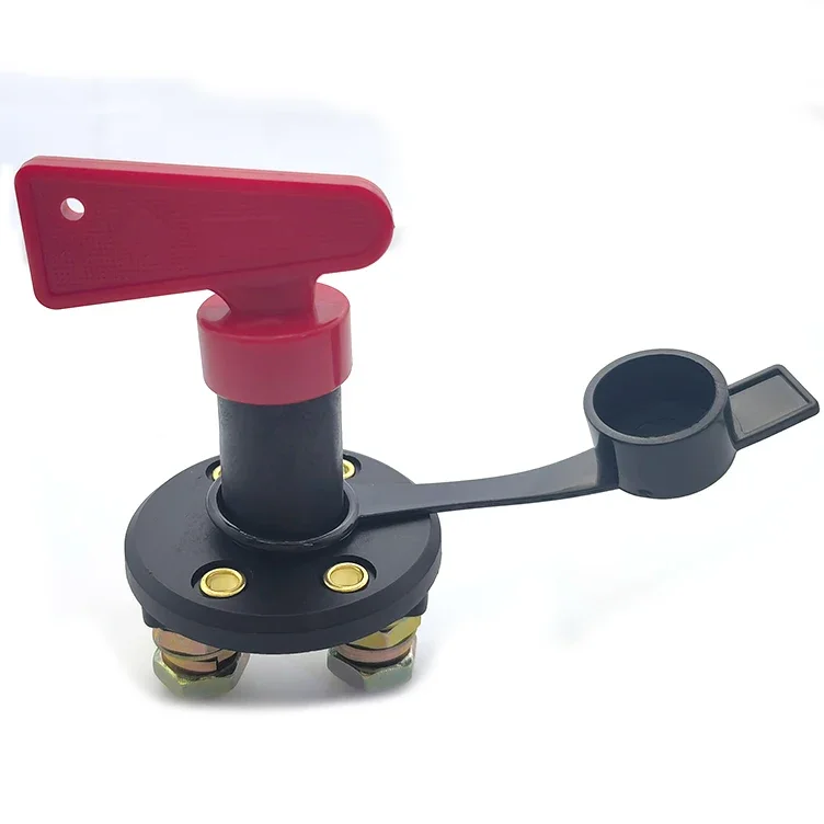 200a Battery Disconnect Switch With Key Dc 12v-24v 4 Hole Isolator Cut ...