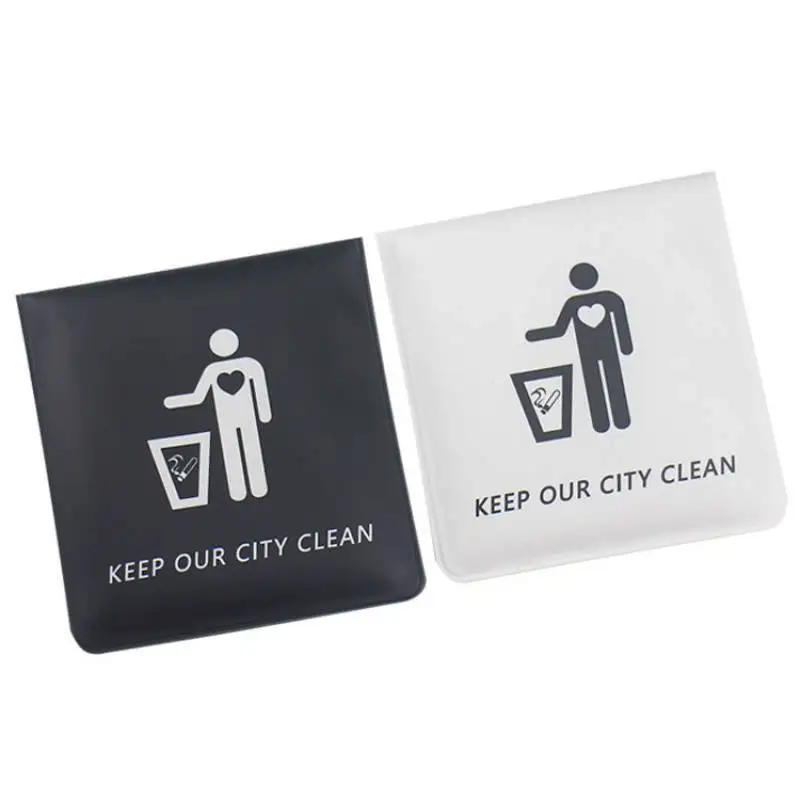 Aluminum Foil Inner Ashbag Holder Pouch Pvc Portable Pocket Ashtray ...