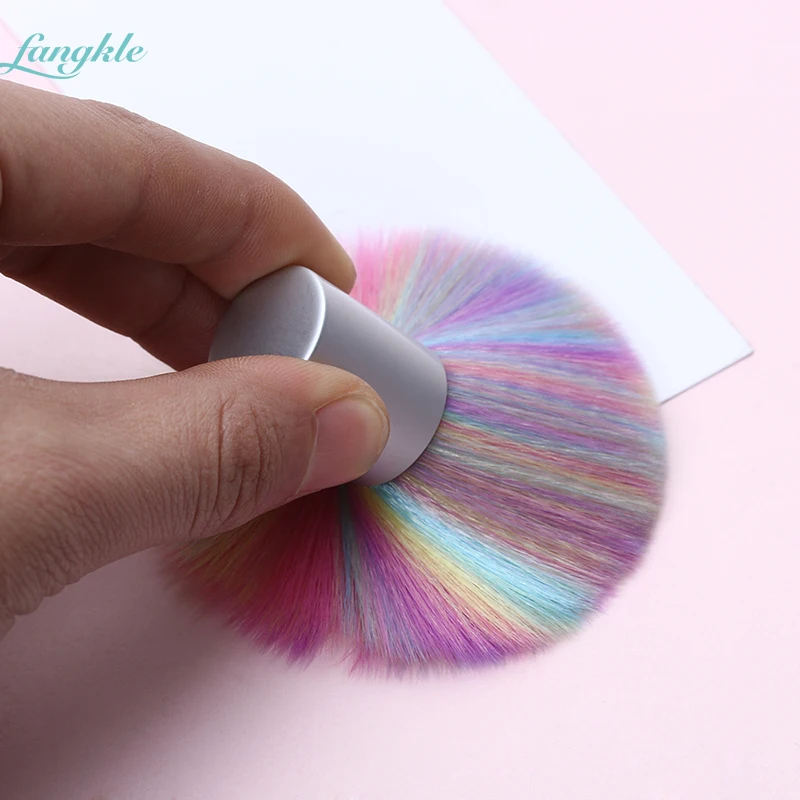 Wholesale Nail Dust Cleaner Brush Small Synthetic Hair Nail Dust Brush ...