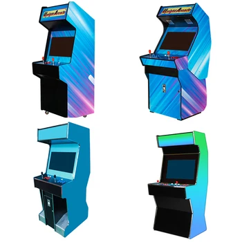 Retro Stand Up Arcade Cabinet Fighting Coin Operated 3000 Games Video ...