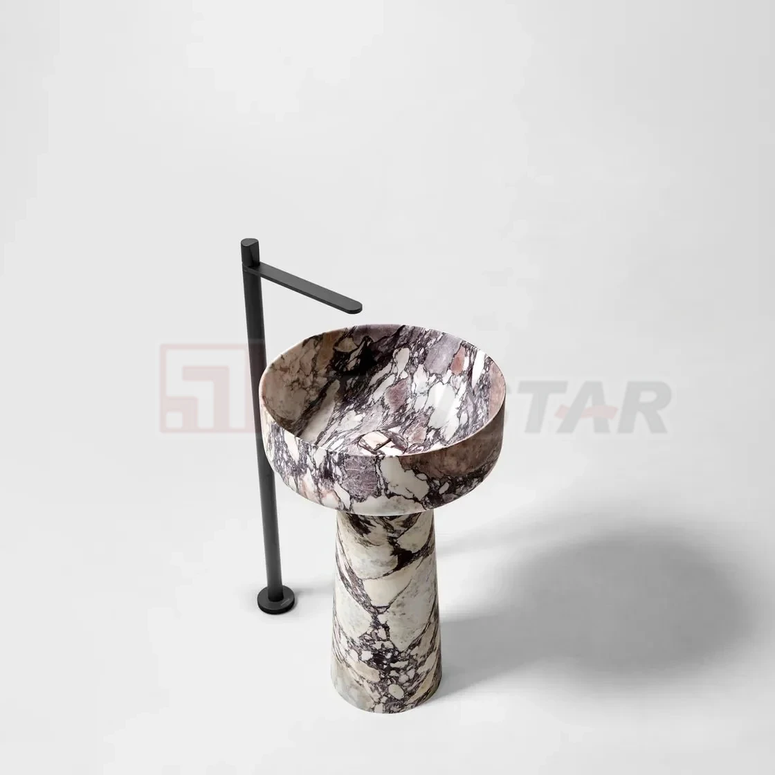Newstar Natural Stone Calacatta Violet Marble Stone Hand Wash Basins ...