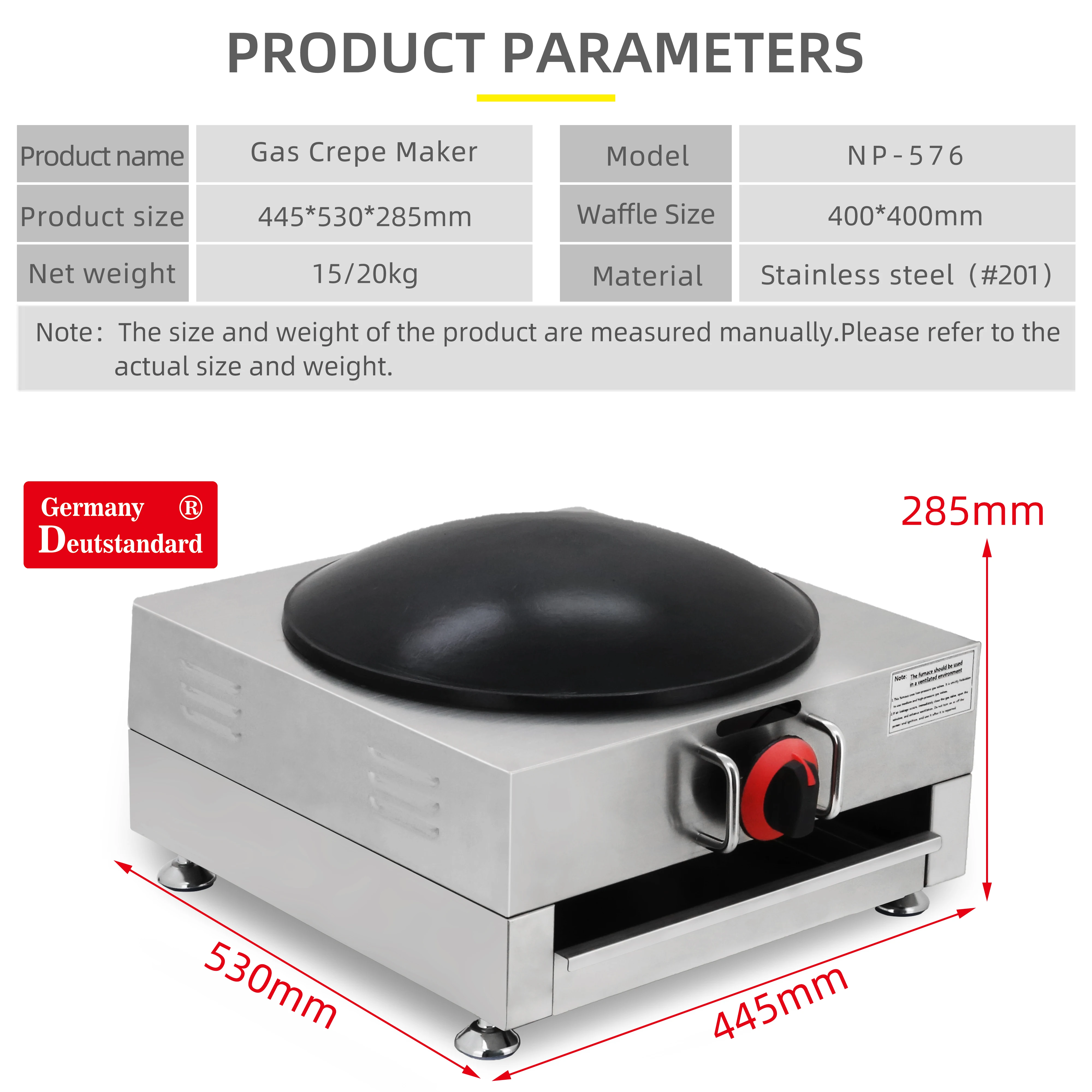 Food Machine Saj Bread Maker - Laffa Bread - Taboon - Natural Gas