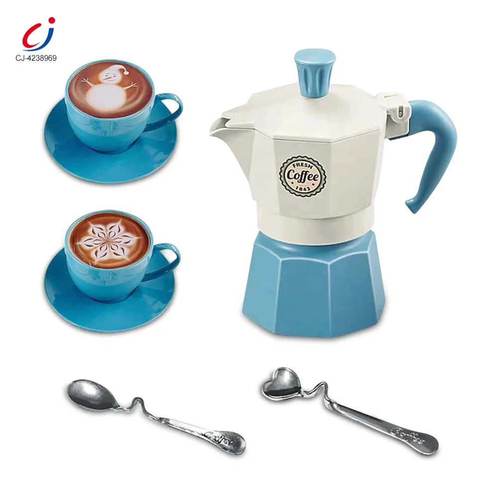 Chengji girls pretend play afternoon tea kitchen toys simulation ...