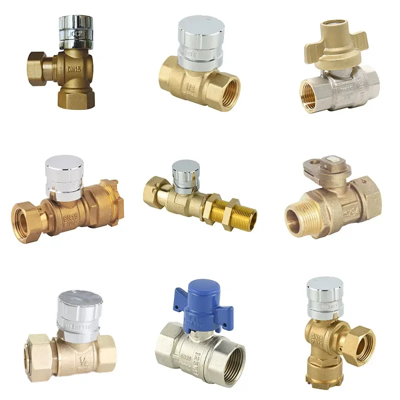 Wras Nsf Certificated 1/2 Inch-2 Inch Cw617n Npt Anti Theft Brass ...