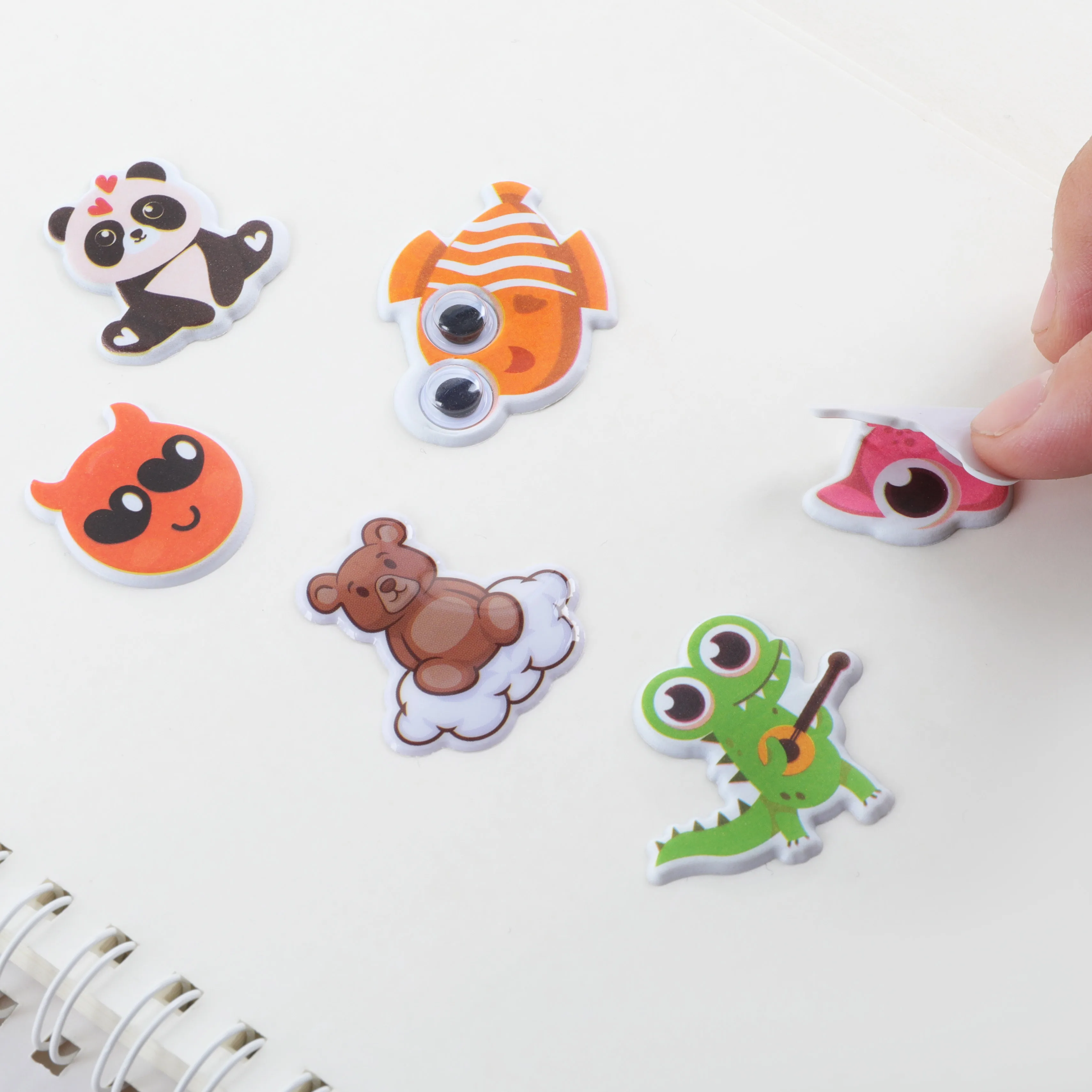 Custom 3d Matte Puff Decorative Eva Stickers Sponge 3d Eva Puffy ...