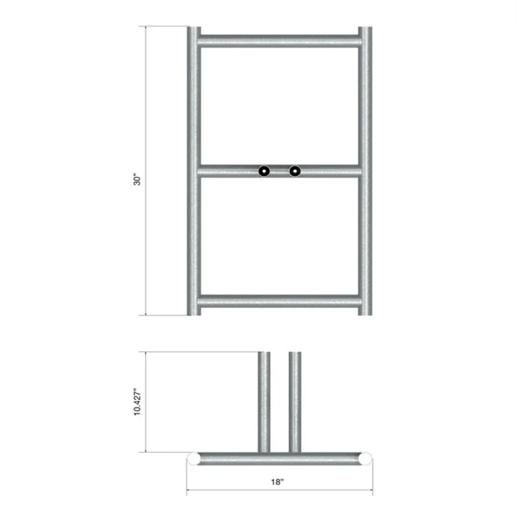 Removable Temporary Galvanized Crowd Control Barrier Usa Chain Link ...
