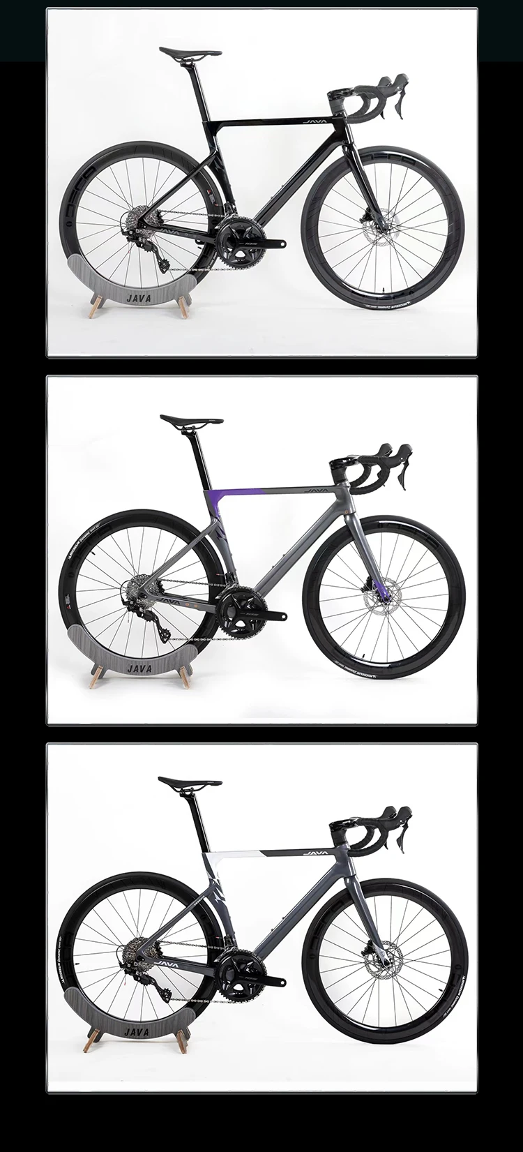 JAVA VESUVIO Full Carbon Fiber Road Bicycle - 24 Speed Racing Bike