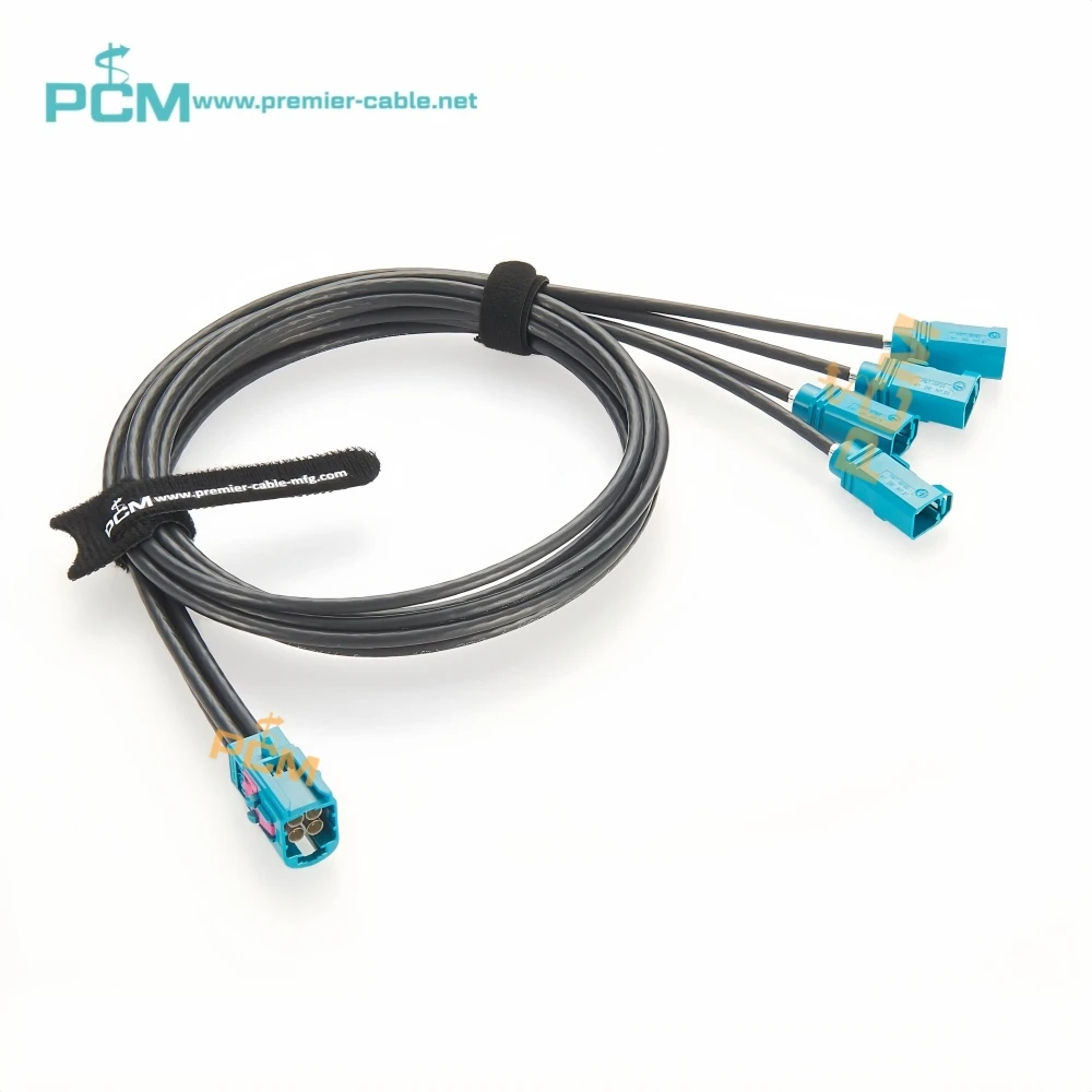 4-in-1 Mini Fakra to Fakra Cable - Automotive RF Solution