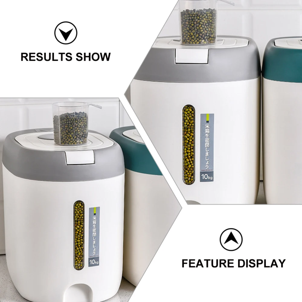Airtight 10KG Kitchen Containers - Perfect for Food Storage
