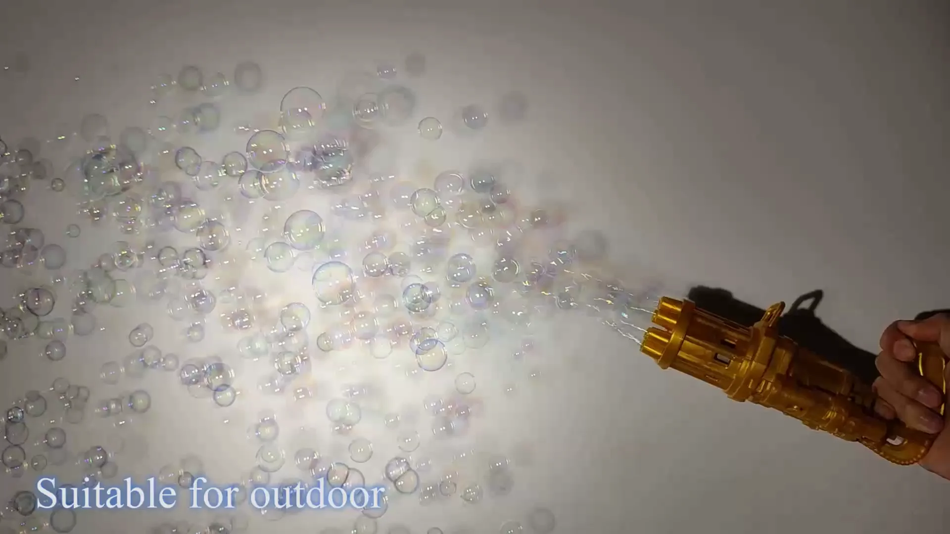 Bubble Machine Guns Automatic Bubble Gatling Gun Toy Blowing Bubble ...