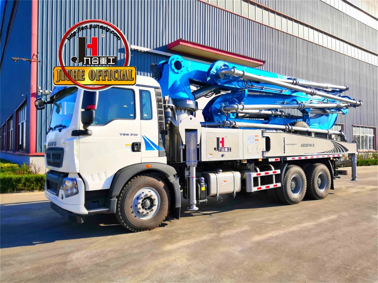 Concrete Pumping Machine 30m 38m 42m 48m 52m 56m 58m 63m 70mtruck ...