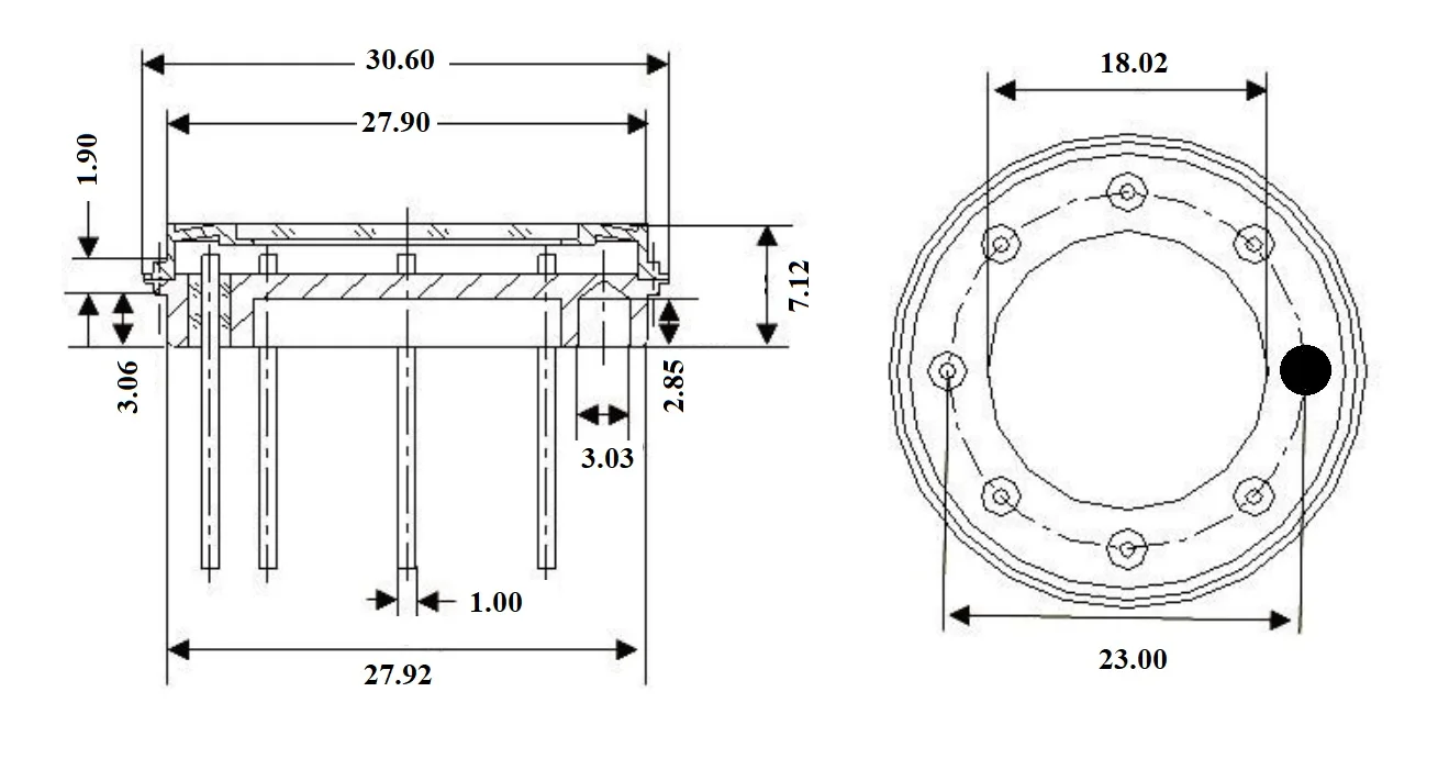 APD Silicon Quadrant Detector 1064nm PIN Photodiode Sensor