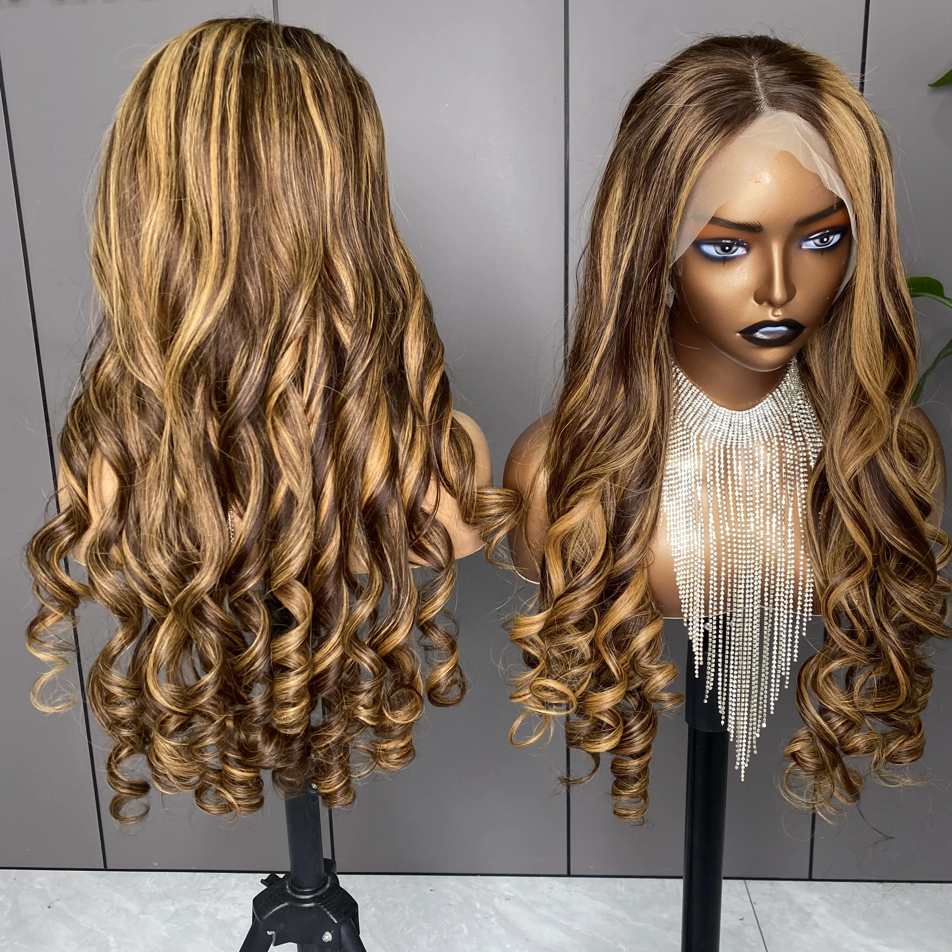 250% Density HD Transparent Deep Wave Lace Frontal Wig