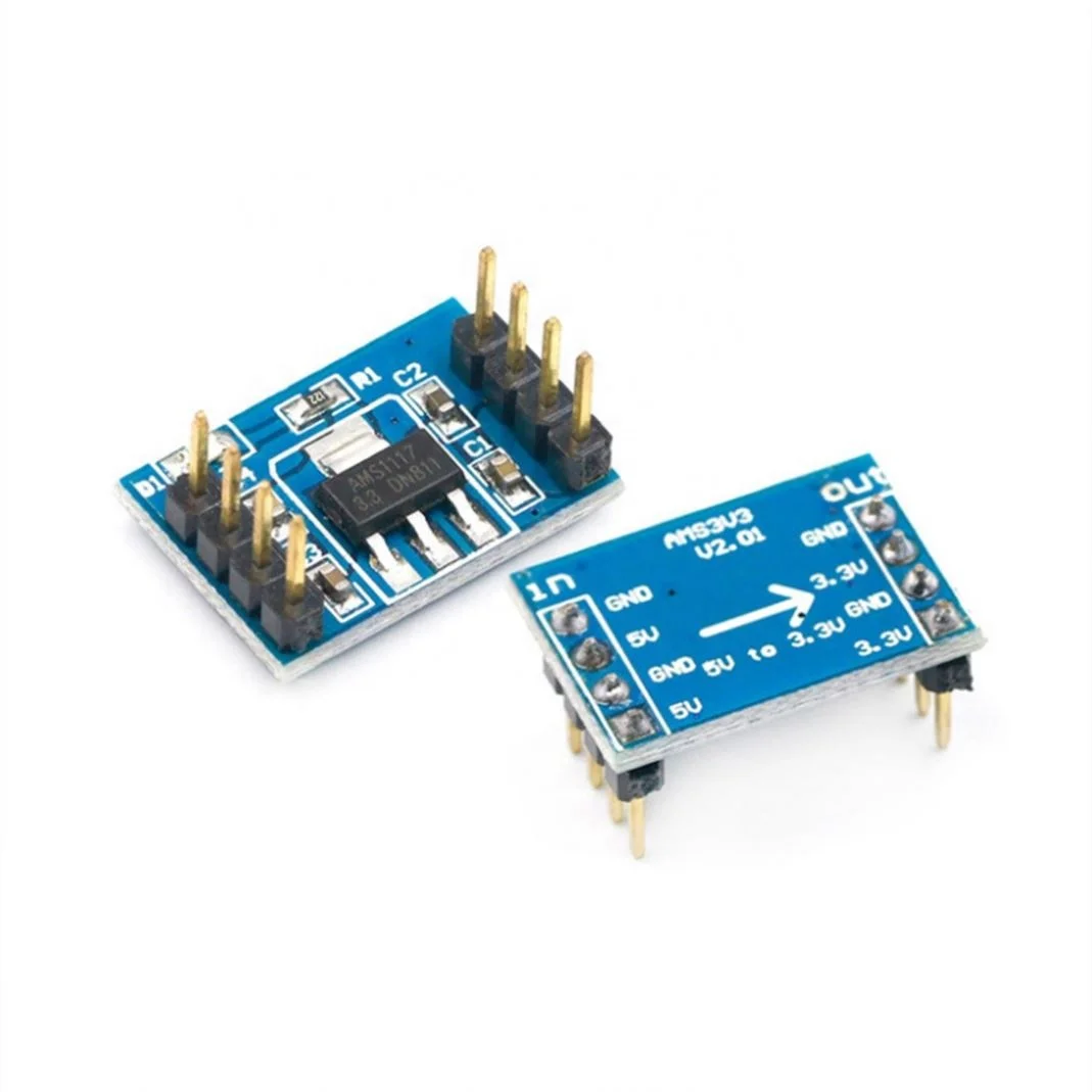 Ams1117-3.3v Voltage Regulator Module Dual Channel 5v To 3.3v Dc Output ...