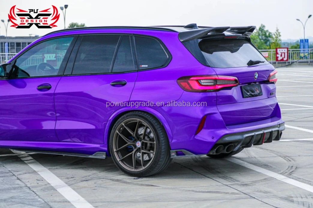 AE Style Rear Diffuser for BMW X5M F95 - Carbon Fiber Kit