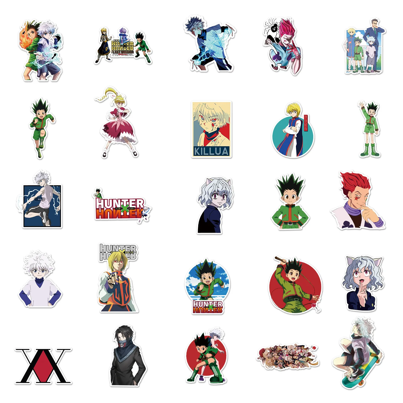 Hunter X Hunter Anime Stickers - Decorative & Promotional
