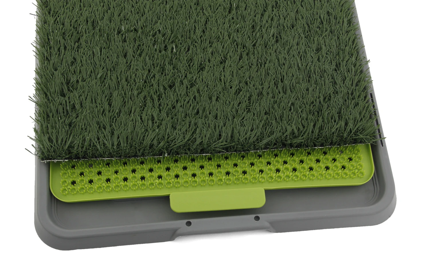 Indoor Removable Grid Tray Training Artificial Grass Pet Toilet Mat ...
