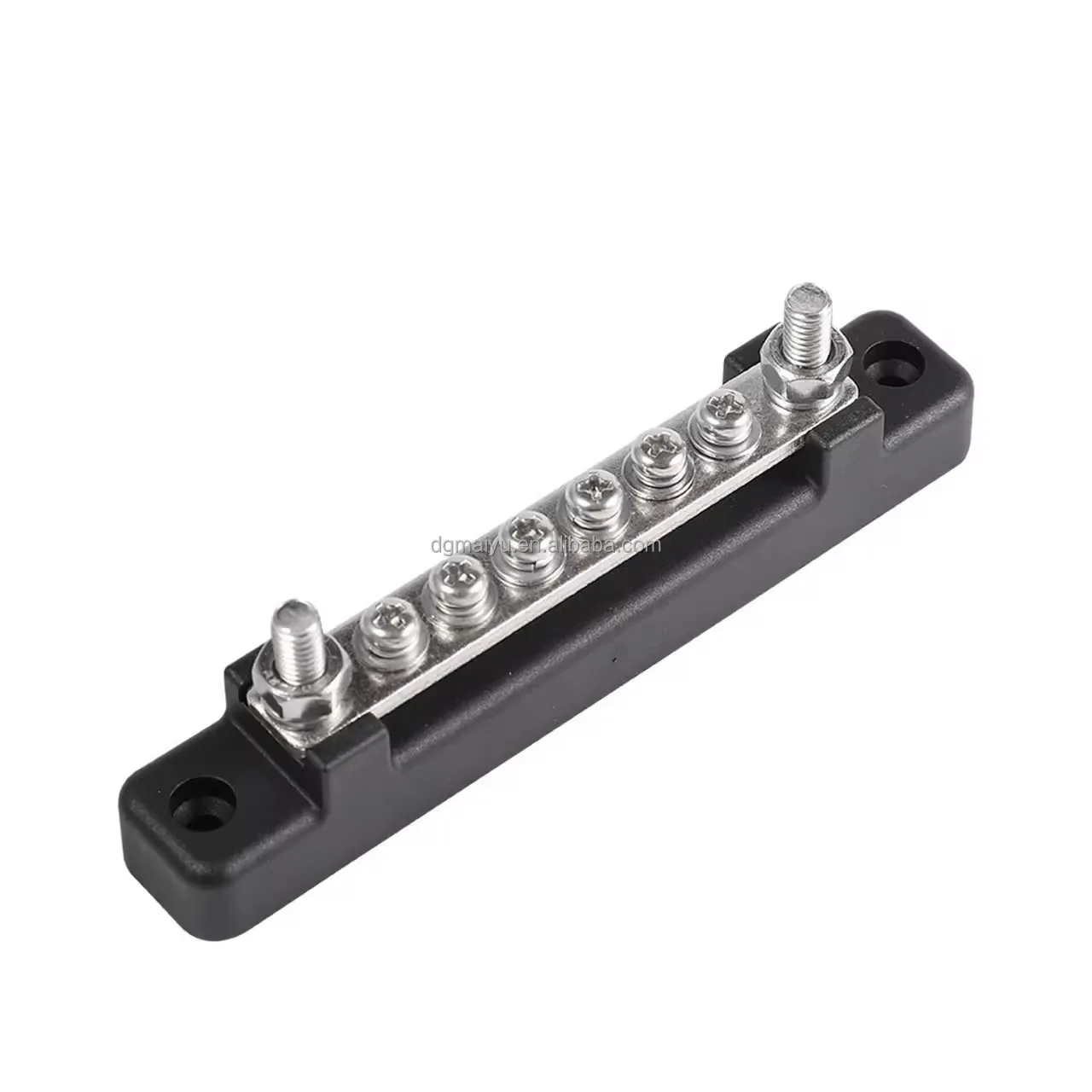 6 Terminal Battery Bus Bar 150A BusBar Red Black Power Distribution ...