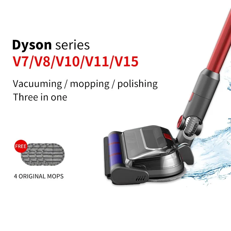 Dysons Vacuum Cleaner V7 V8 V10 V11 Accessory Wet Dry Cleaning Mop With ...