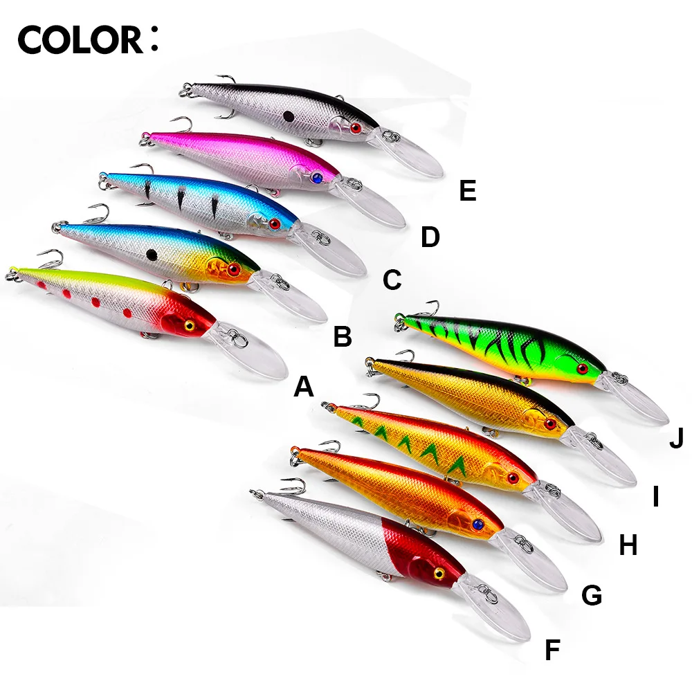 11.5cm 10.5g Floating Suspending Minnow Blanks Hard Mini Fishing Lures Crankbaits Trout Baits ...