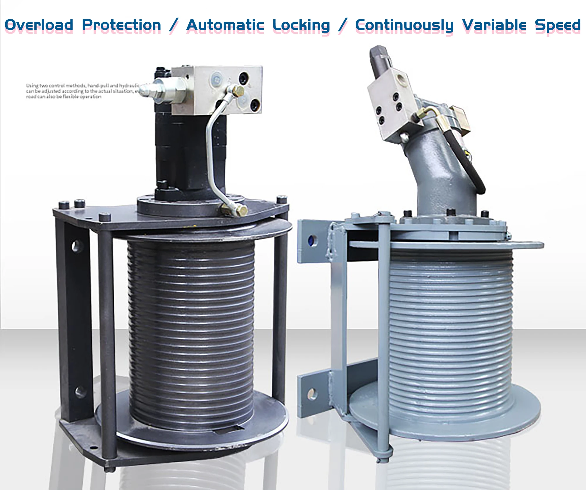 Heavy Duty Hydraulic Winch - Extra Large Tensile Force