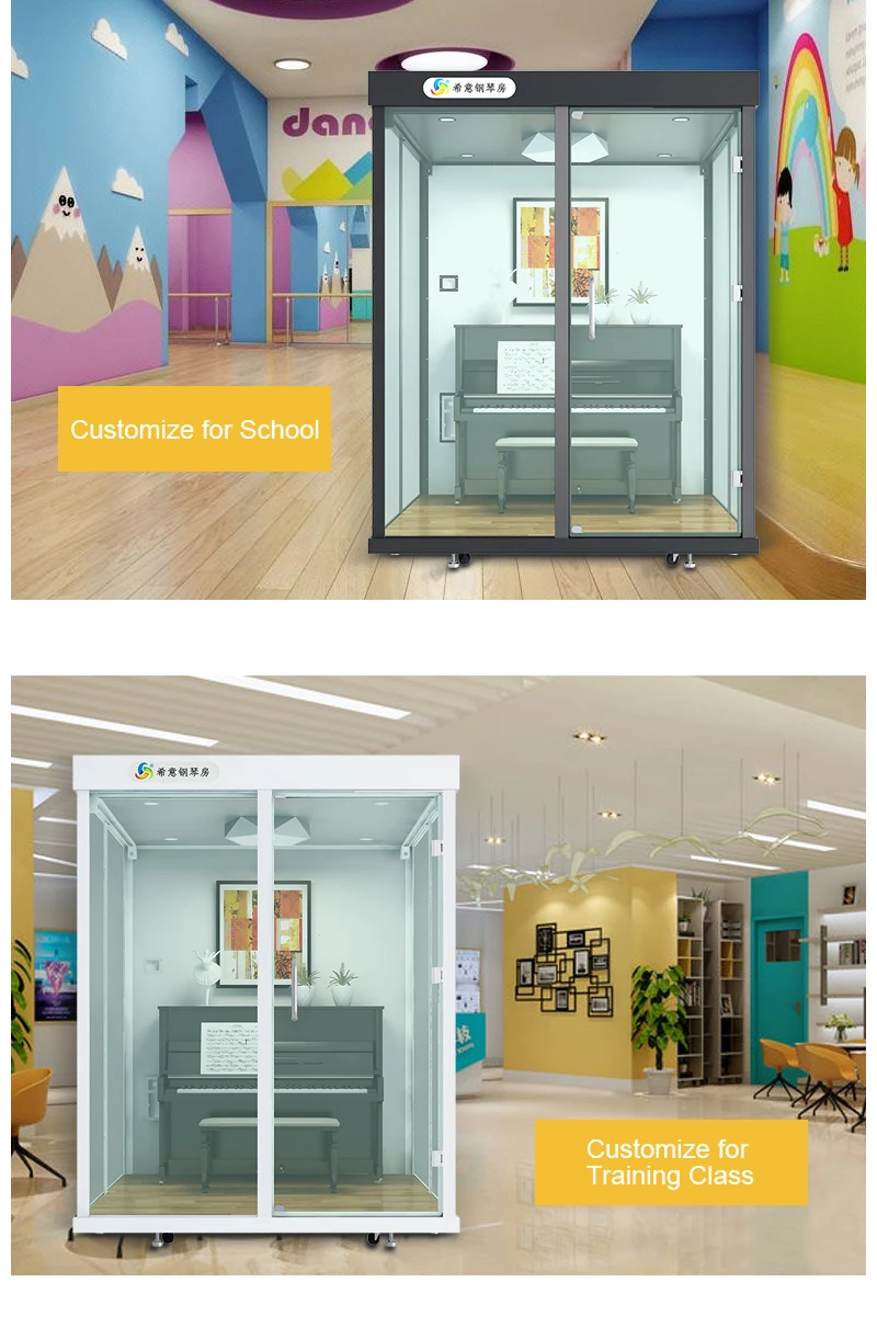 Soundproof Piano Booth - Ideal for Music Practice & Calls