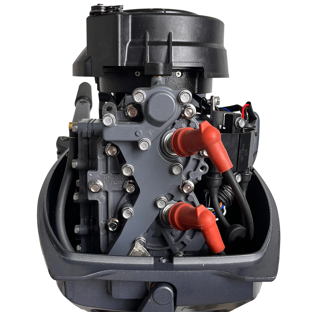 High Quality Low Noise 2-stroke 20 Horsepower Short Shaft Marine Engine ...