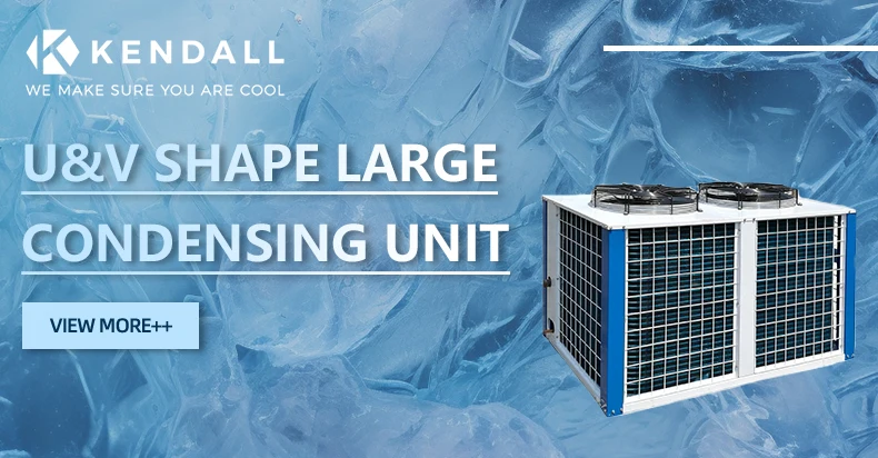 U Type Air-cooled Unit Low Noise Large Air Volume Top Discharge ...