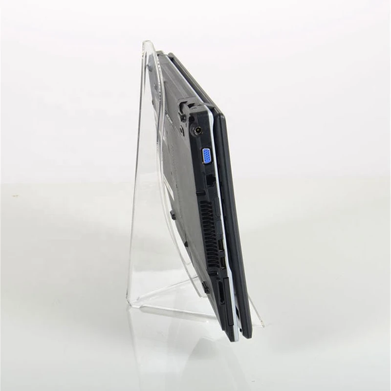 Clear Acrylic Laptop Easel Stand Large Plastic Plate Stand Holder ...