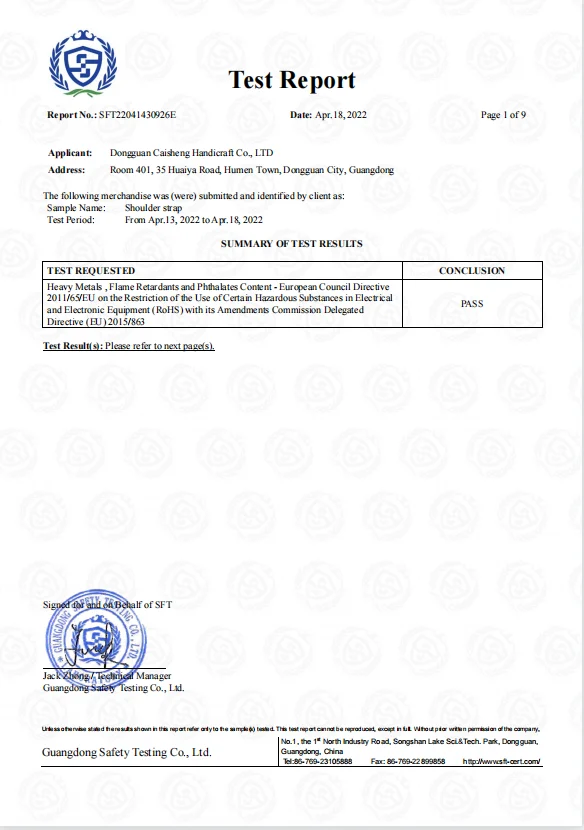 Dongguan Caisheng Handicraft Co., Ltd.